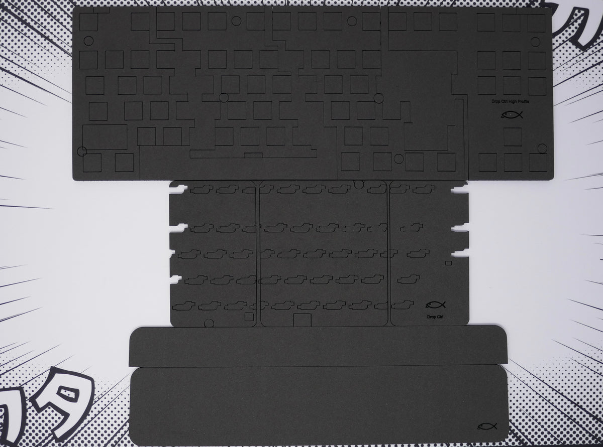 Drop CTRL v2 high profile case and plate foam set – StupidFishEnterprises