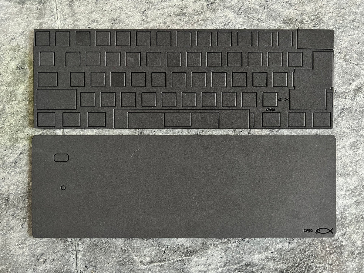 CW60 case and plate foam set – StupidFishEnterprises