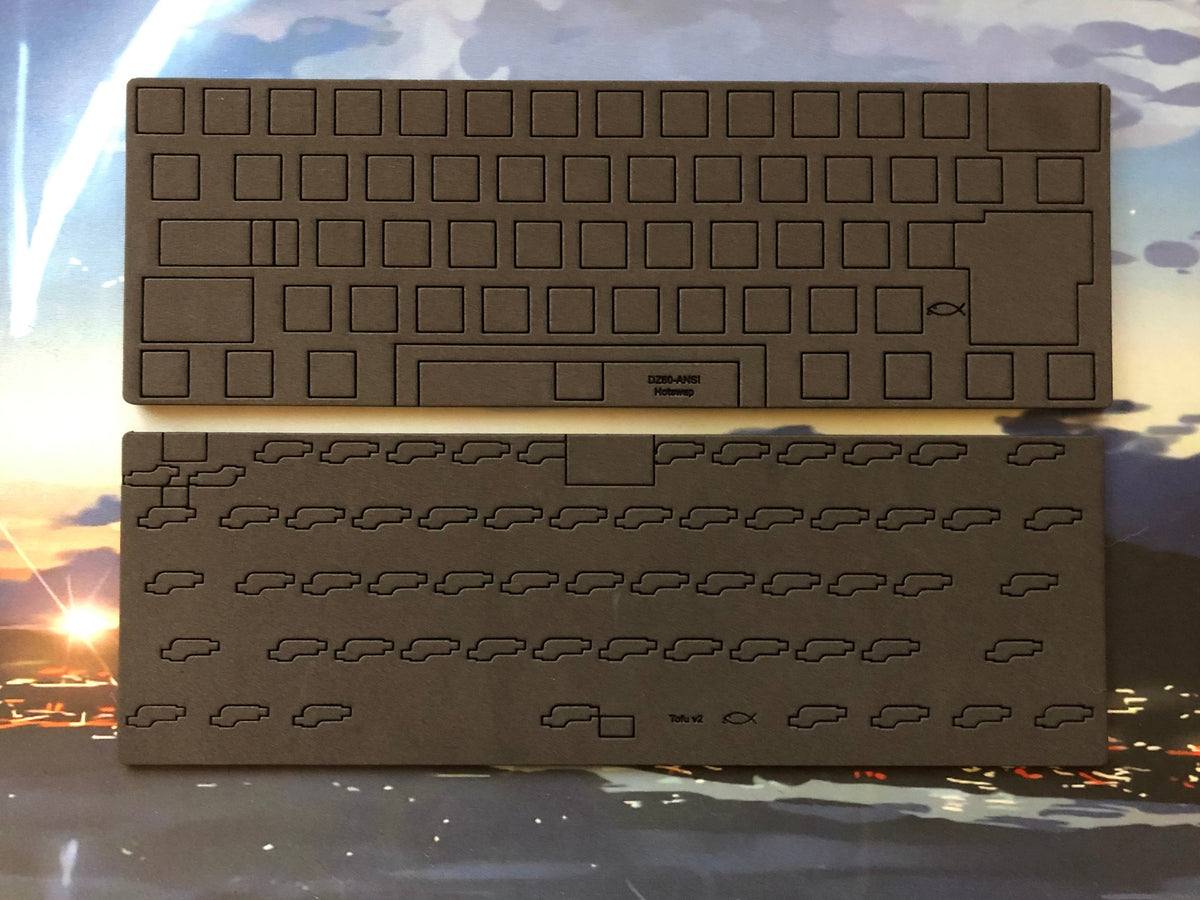 Tofu v2 case and plate foam set – StupidFishEnterprises